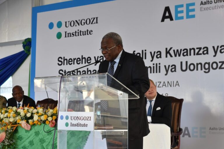 “Postgraduate Diploma in Leadership shows leaders can be made,” Minister Mkuchika - UONGOZI ...